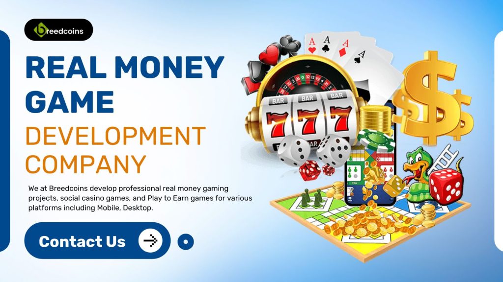 Real Money Game Development Company | Breedcoins
